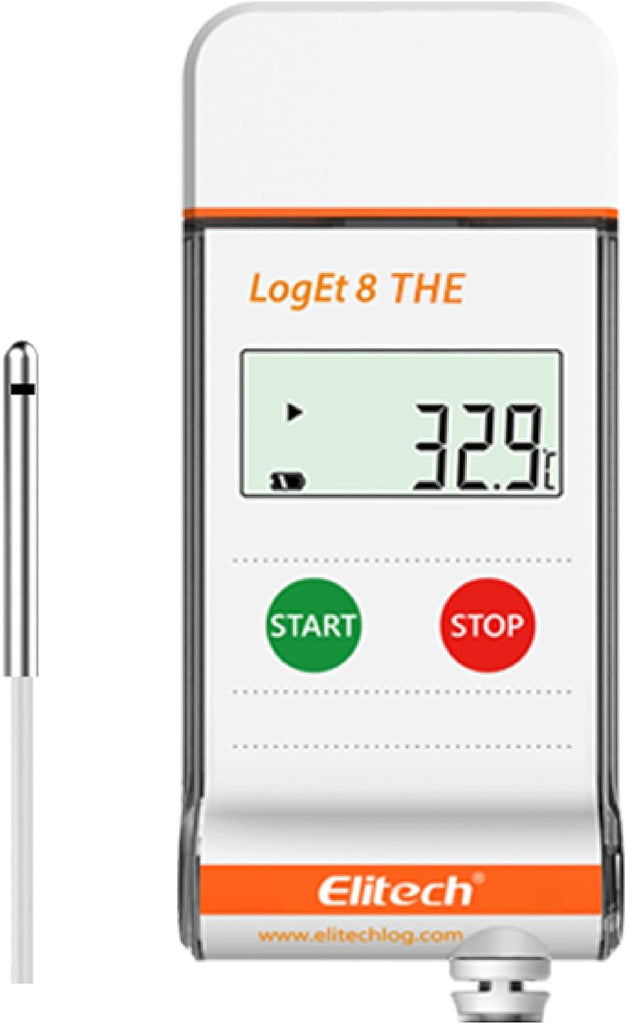 Elitech LogEt 8 THE Temperature and Humidity Data Logger Reusable PDF ...